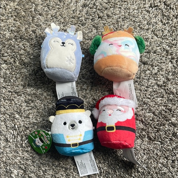 Squishmallows | Toys | Set Of 4 Holiday Micromallows Squishmallows ...